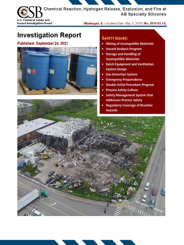 AB Specialty Investigation Report Final2 | PDF | Occupational Safety ...