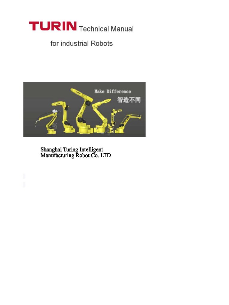 Programming Manual Robot Turin | PDF