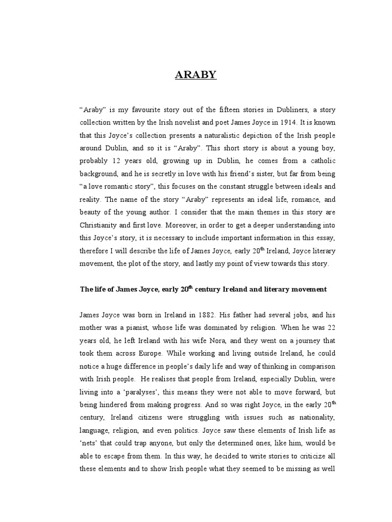 Araby | PDF