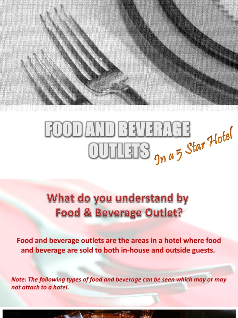 F&B Outlets | Download Free PDF | Restaurants | Lunch