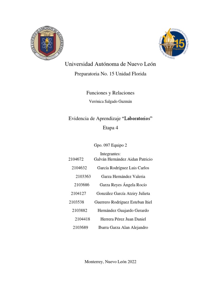 Equipo 2 EV4 FyR | PDF