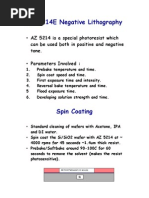 AZ Photoresist Process Guideline | PDF | Photolithography | Wafer ...