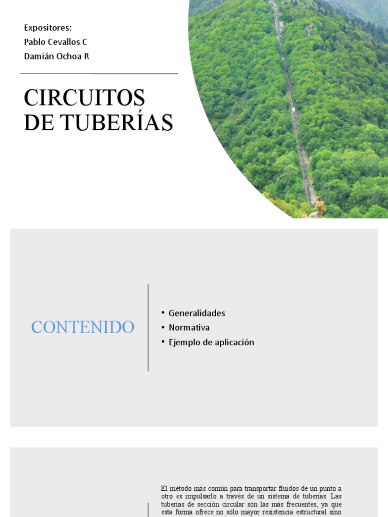 Circuitos Tuberias | PDF | Agua | Tubería (transporte de fluidos)