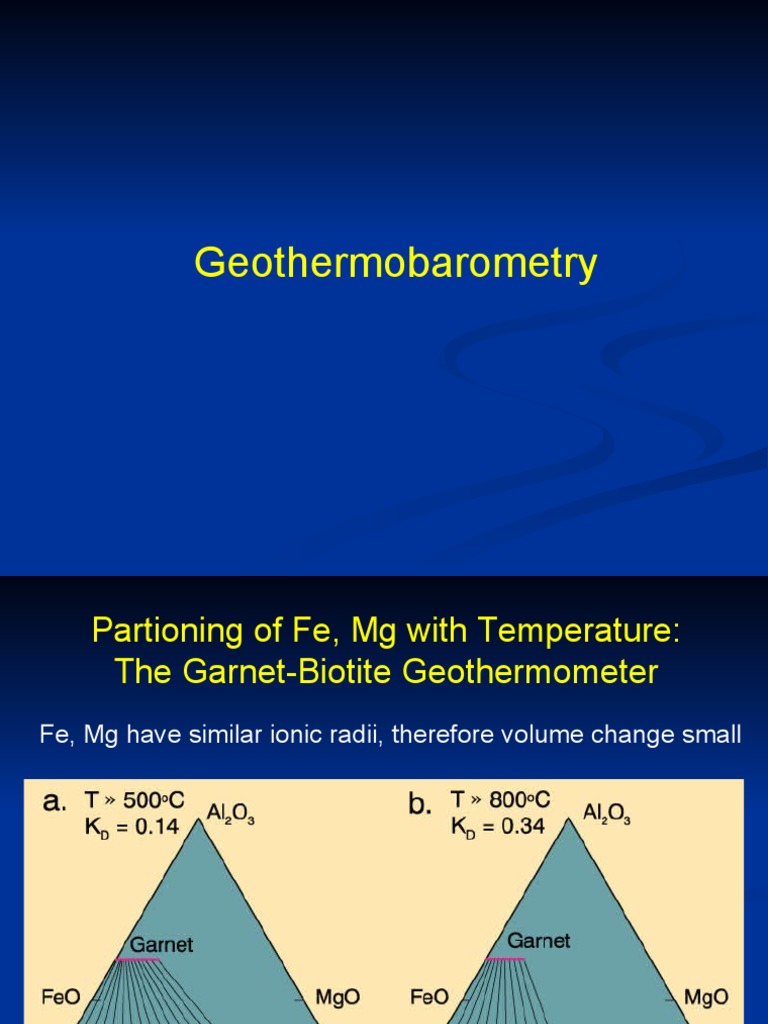 8 Geothermobarometry | PDF