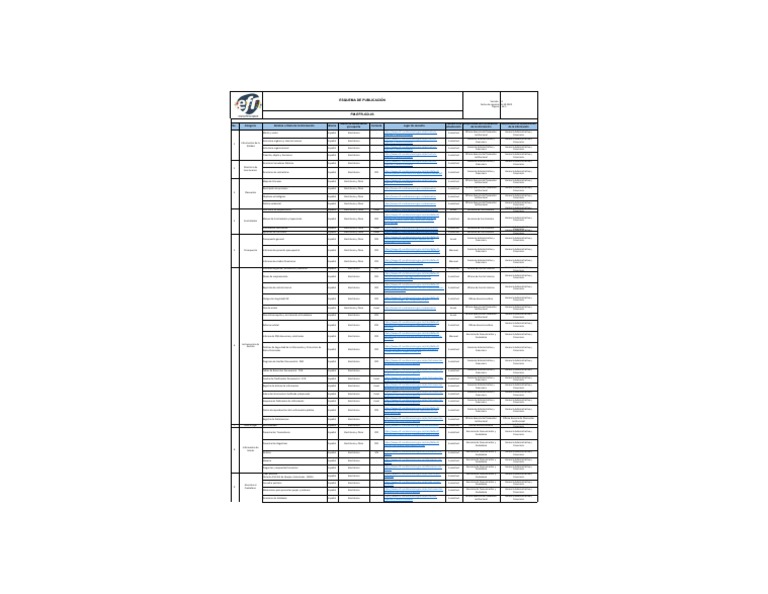 Esquema de Publicacion Efr | PDF | Planificación