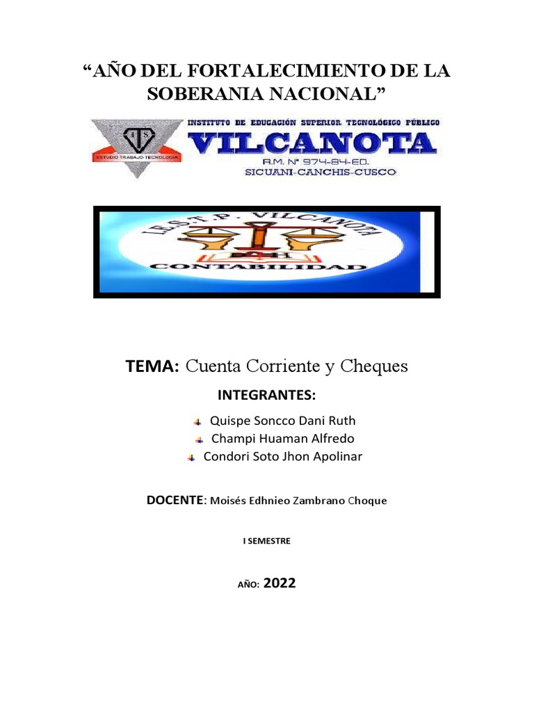 Cuentas Corrientes y Cheques | PDF | Cheque | Bancos