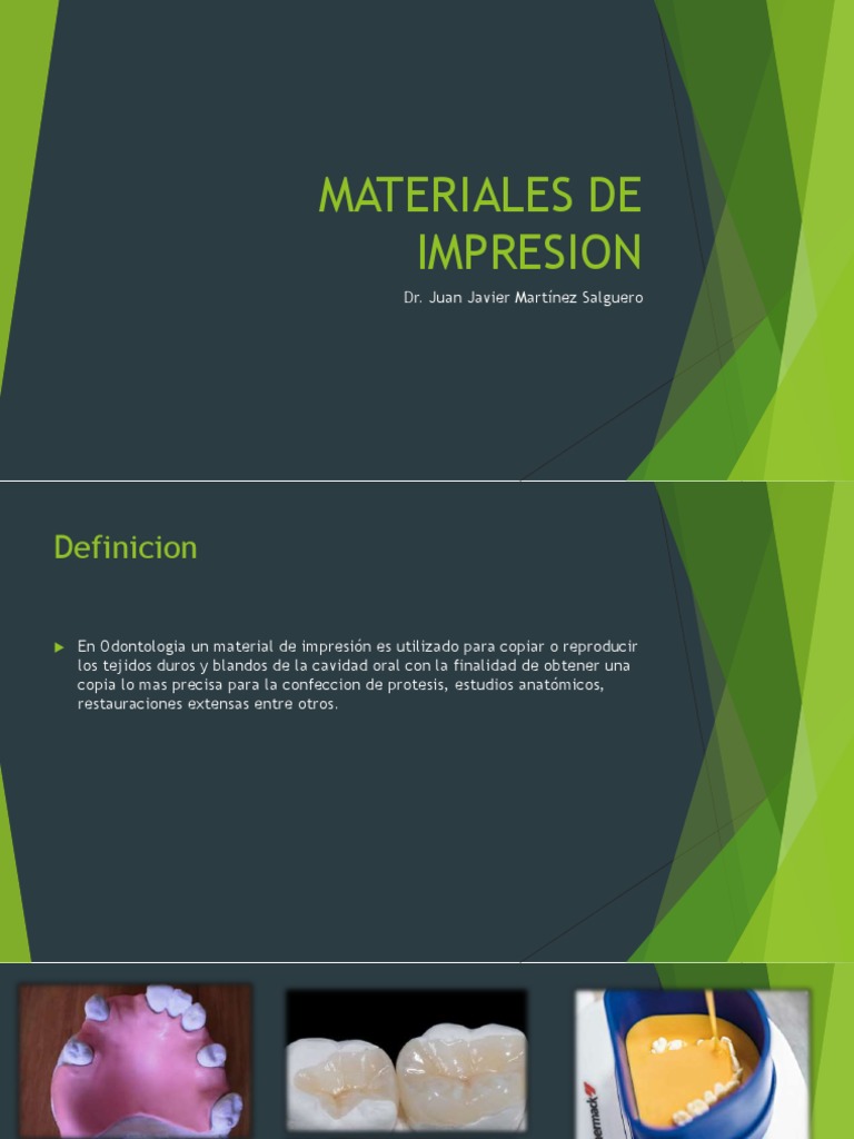 Materiales de Impresion | PDF