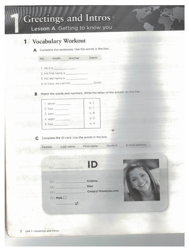 1 A Workbook Intro | PDF