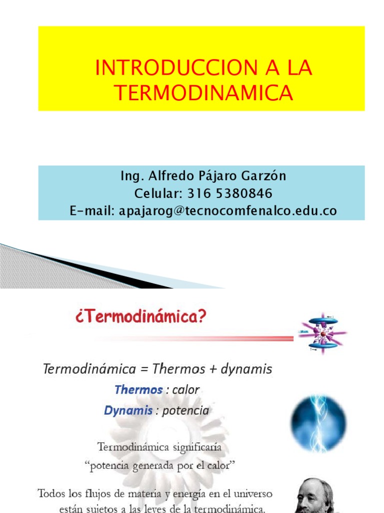 Introduccion A La Termodinamica 2021-2 | PDF | Celsius | Temperatura