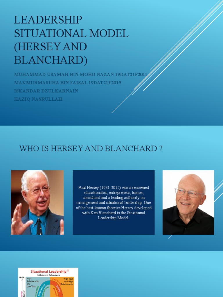 Hersey-Blanchard Situational Leadership Model | PDF