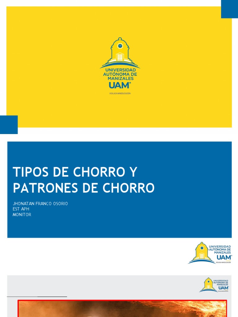 Tipos de Chorros y Patrones de Chorro | PDF