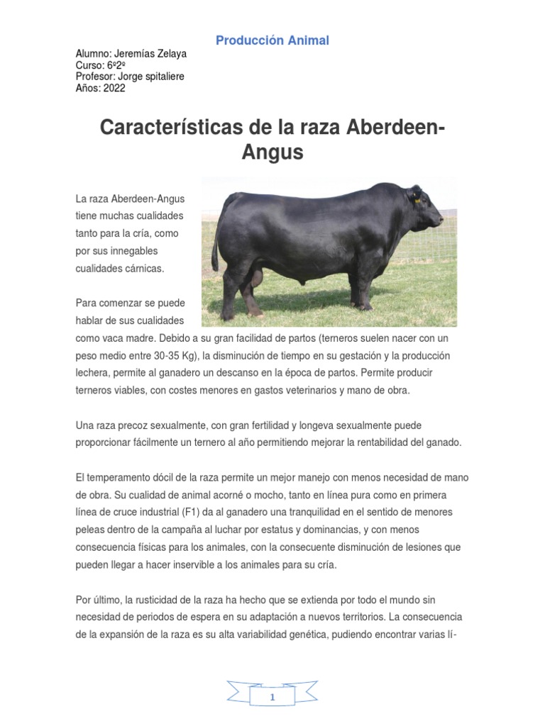 Razas de Vacas | PDF | Vacas | Leche
