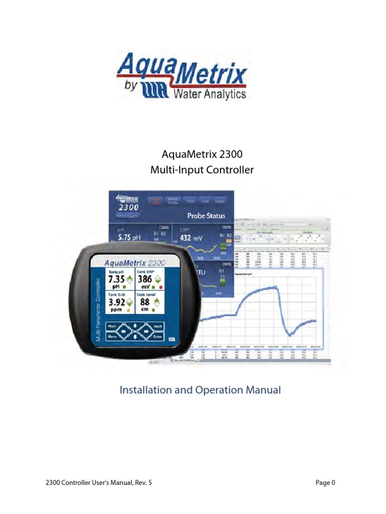 Aquametrix 2300 Manual | PDF | Ip Address | Computer Network