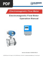 User's Manual of Electromagnetic Flow Meter | PDF | Flow Measurement | Corrosion