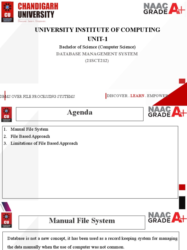 Lecture 1.1.2 (File based system) | PDF | Computer File | File System