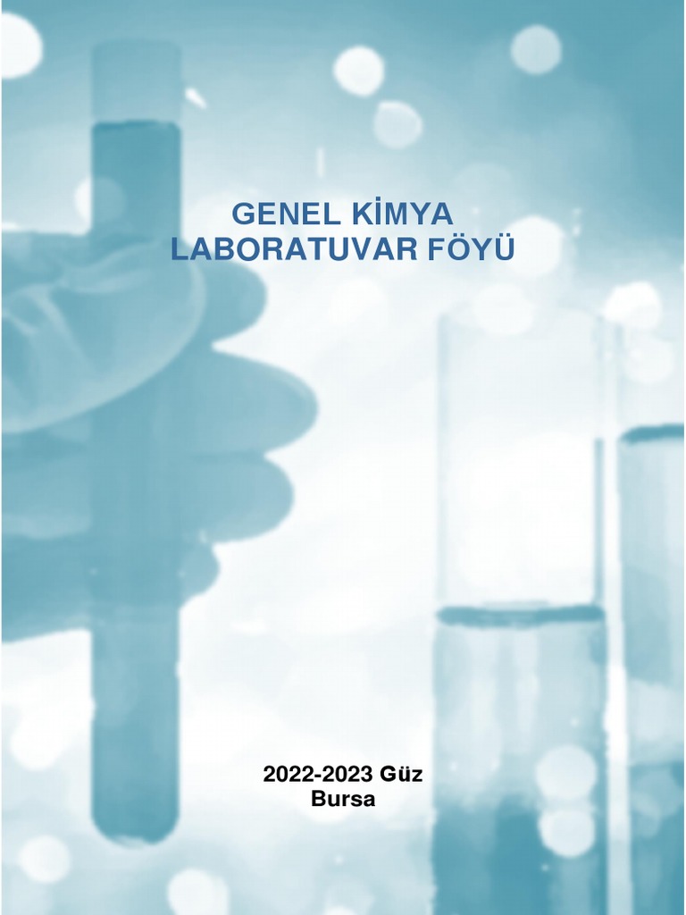 Genel Ki̇mya Lab. 1 Föyü 2022-2023 | PDF