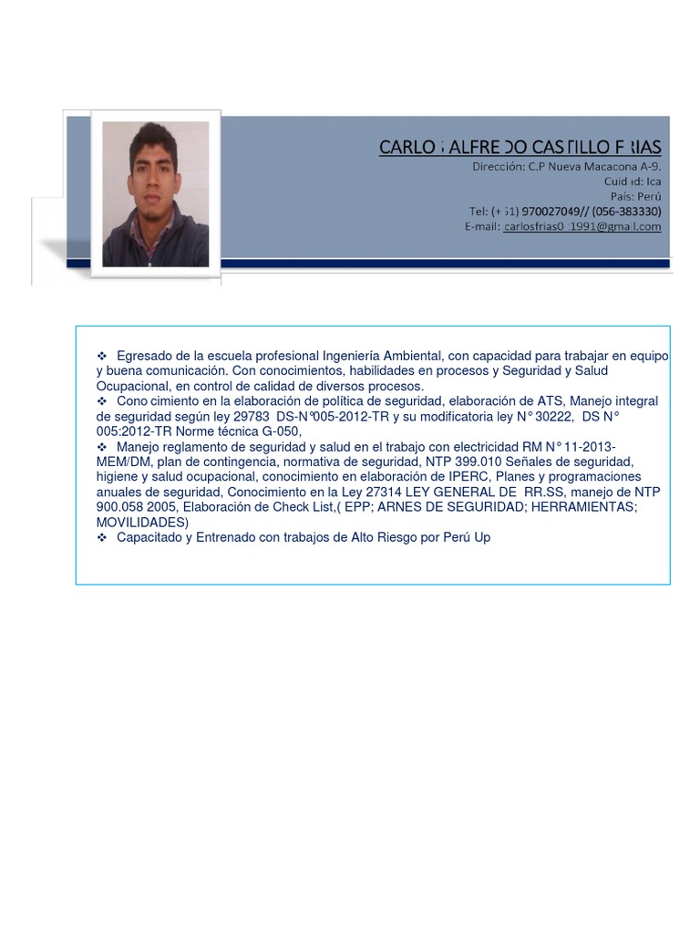 Carlos Castillo 2022 CV | PDF