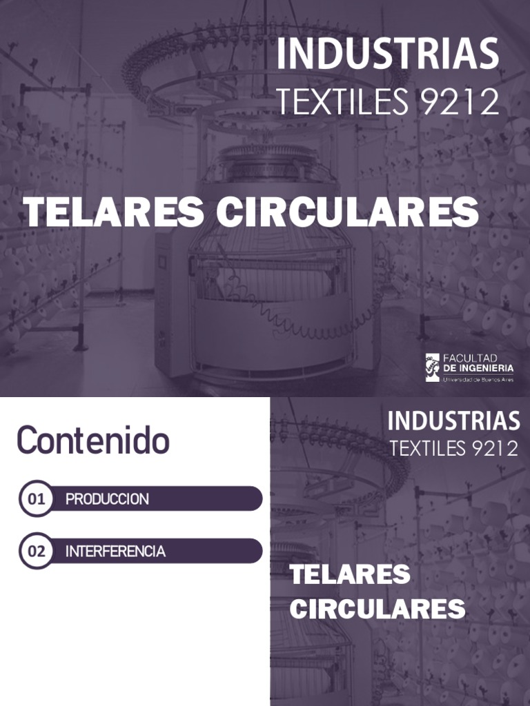Ejercicios Telares de Punto | PDF | Telar | Textiles