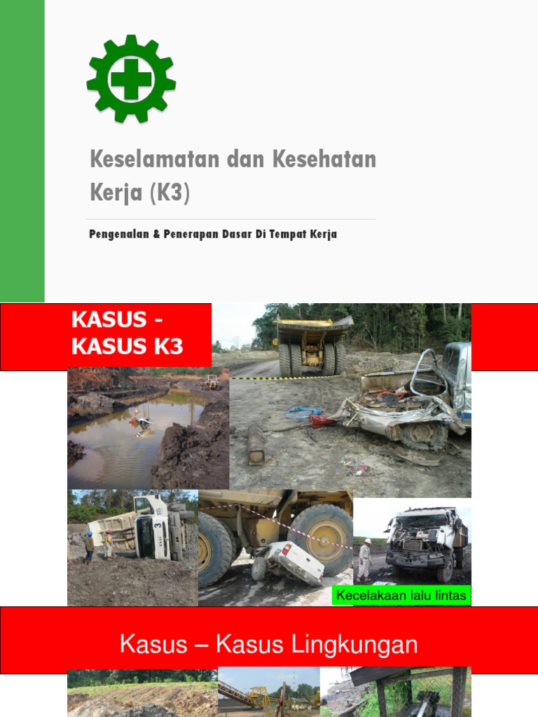 Dasar-Dasar Keselamatan Dan Kesehatan Kerja (K3) - 1 | PDF