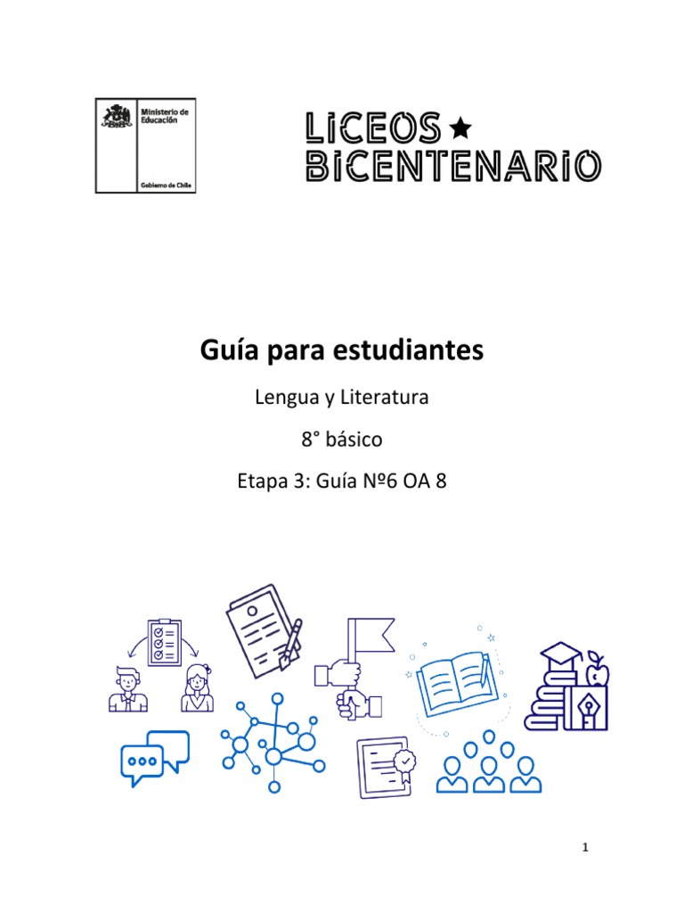 LEN - E3 - Guía06 8B OA8 Estudiante | PDF