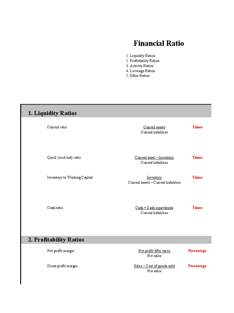 Ratio Analysis Good | Download Free PDF | Dividend | Equity (Finance)