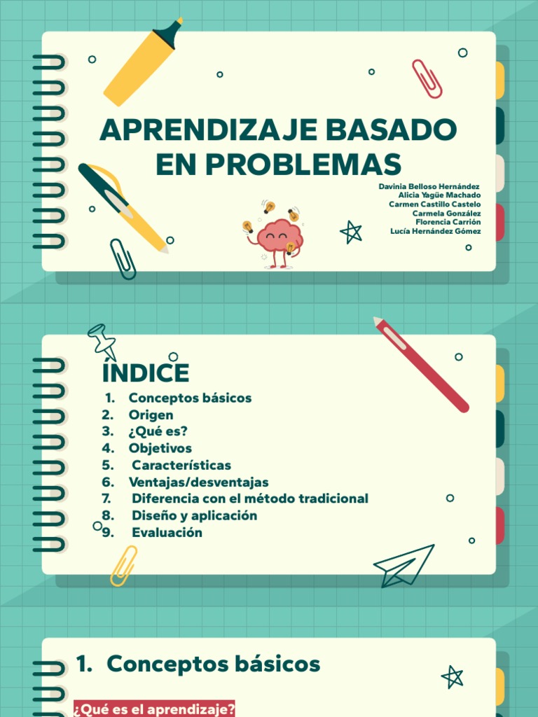 Aprendizaje Basado en Problemas | PDF | Aprendizaje | Evaluación