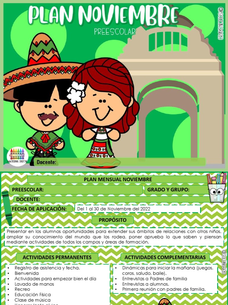 Actividades de Noviembre para Preescolar | PDF | Experimentar | Color