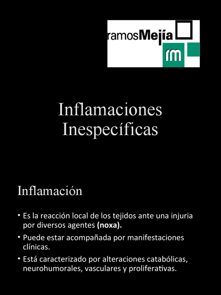 Clasificación y Etapas de la Inflamación | PDF | Inflamación ...
