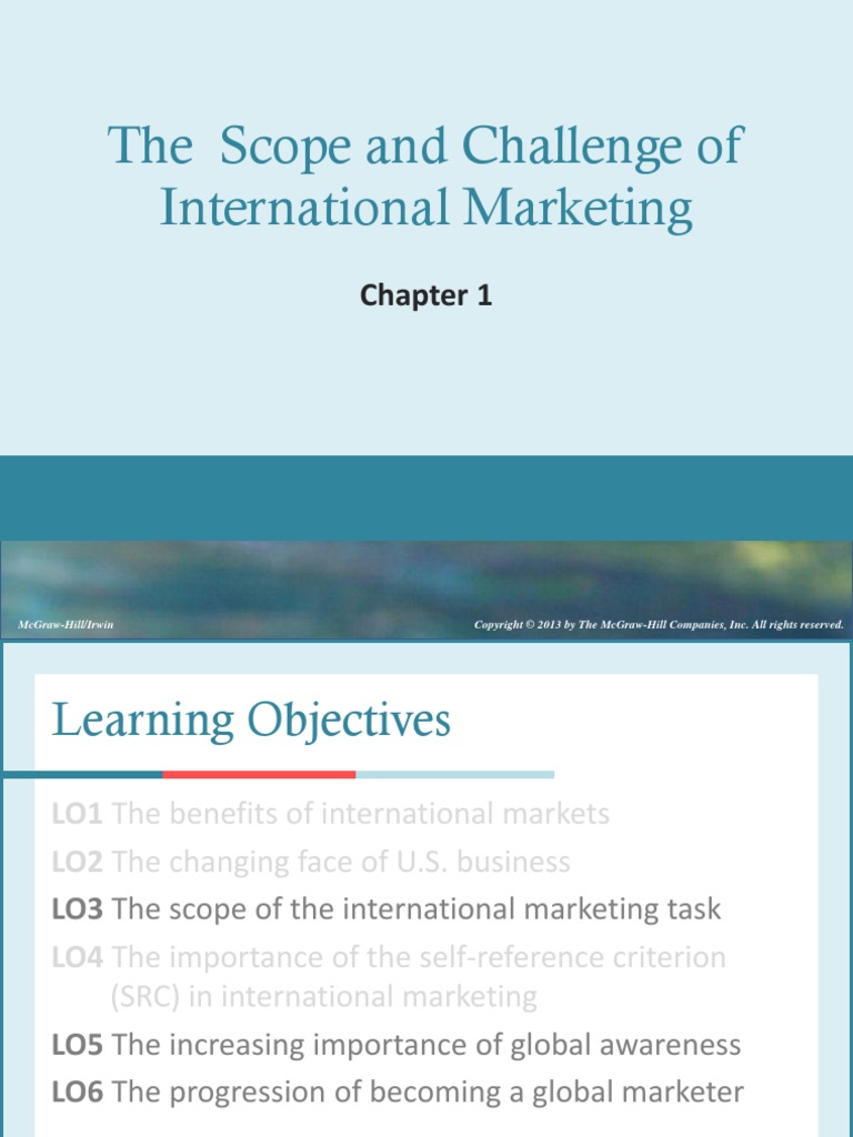IPPTChap001 - The Scope and Challenge of International Marketing | PDF | Marketing ...
