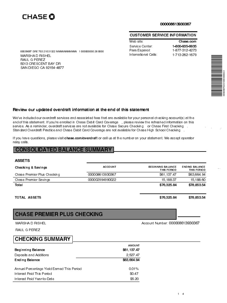 Statements 0367 | PDF | Overdraft | Transaction Account