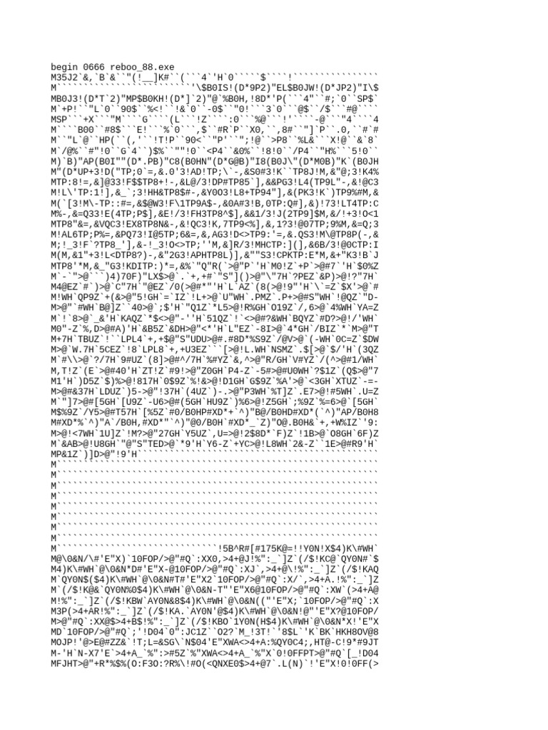 Reboo 88.exe - Uu | PDF | Computers