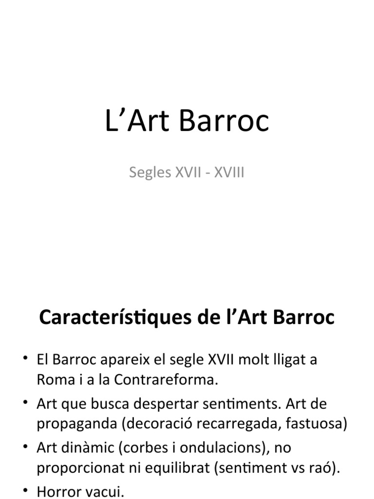 Art Barroc | PDF
