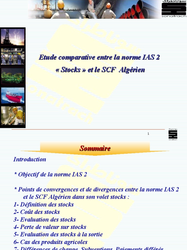 Comparaison Entre IAS 2 Et SCF | PDF | Inventaire | Normes ...