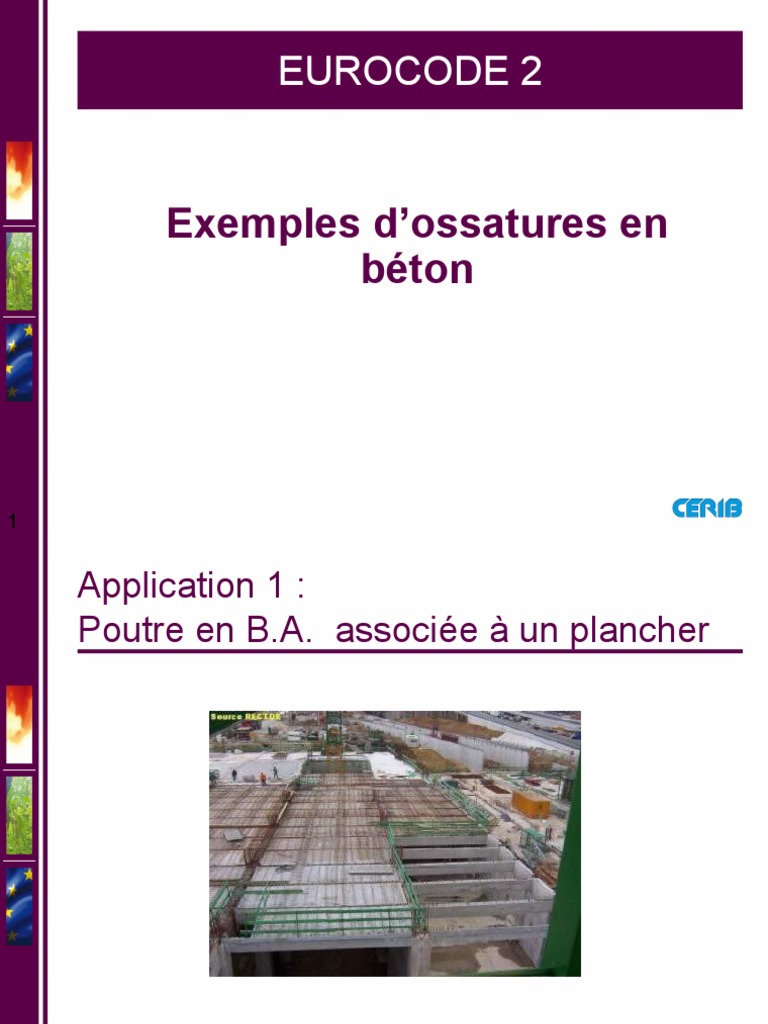 Eurocode 2 Calcul Structures Beton | PDF | Béton armé | Mécanique des ...