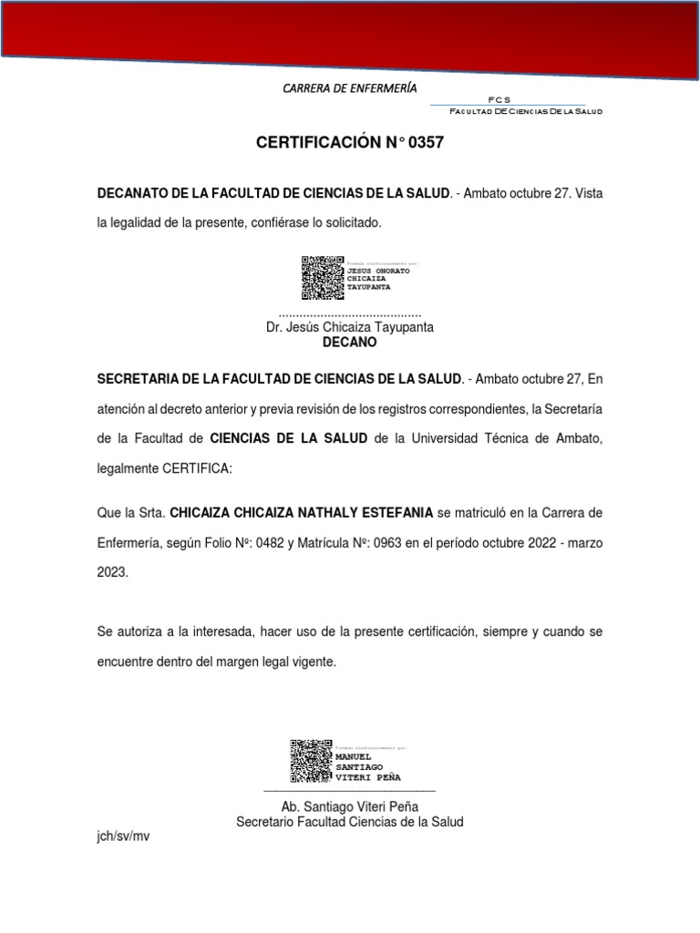 0357 Chicaiza Chicaiza Nathaly Estefania Matrícula-Signed-Signed | PDF