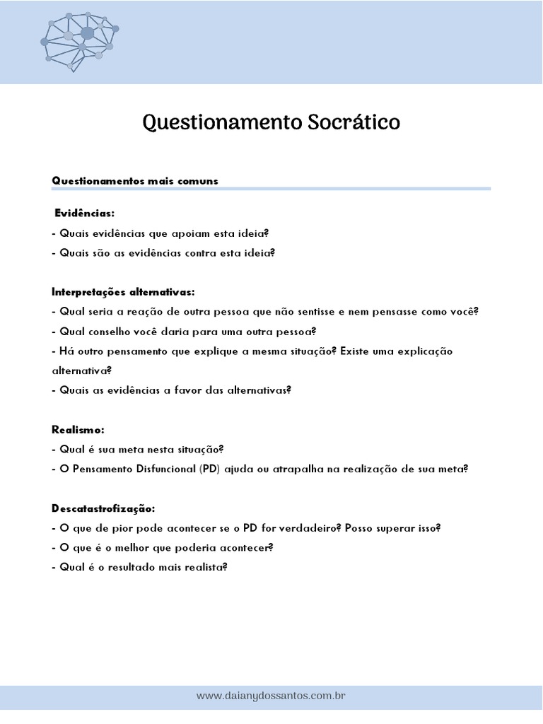 Questionamento Socrático | PDF