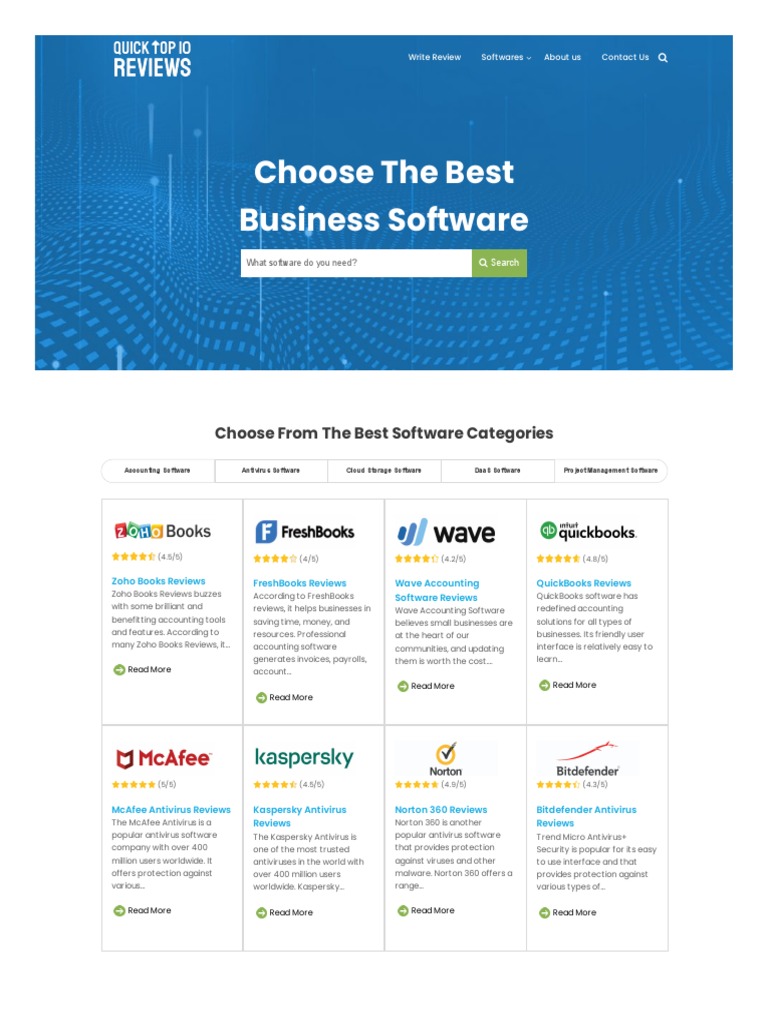Choose The Best Business Software | PDF | Antivirus Software | Citrix ...