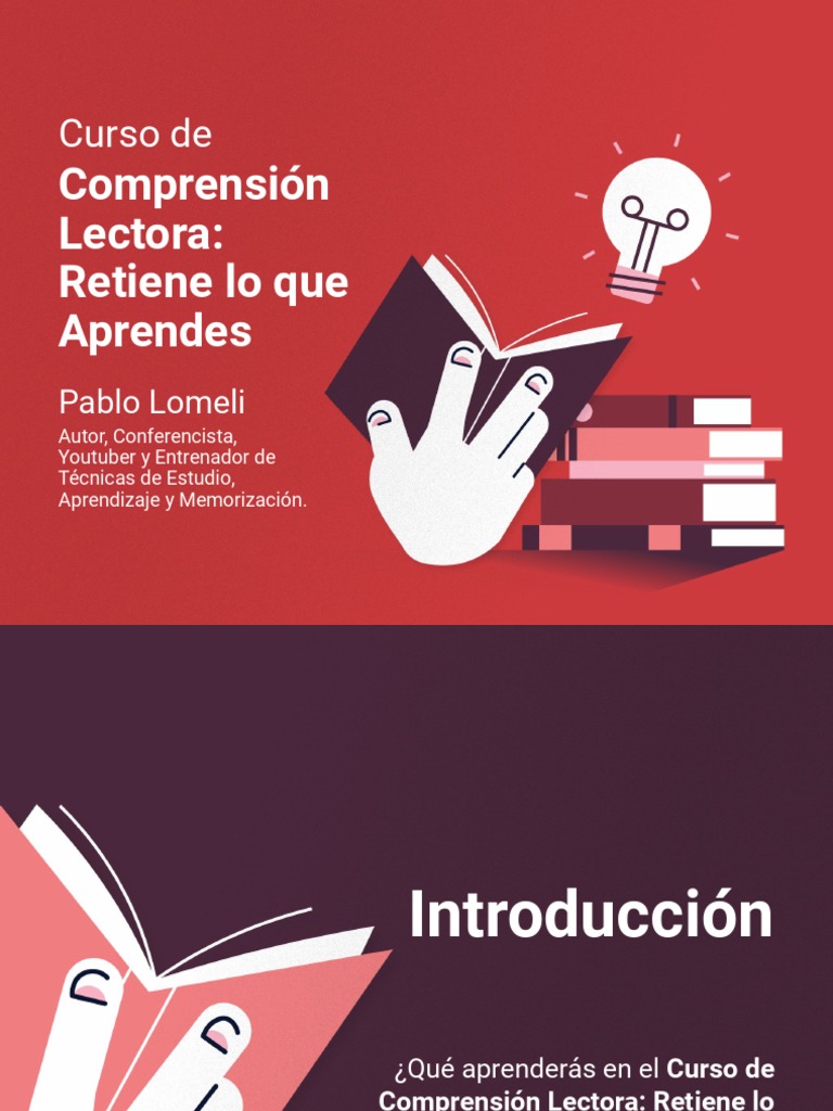 Curso de Comprensión Lectora ACERO | PDF | Memoria | Comprensión lectora