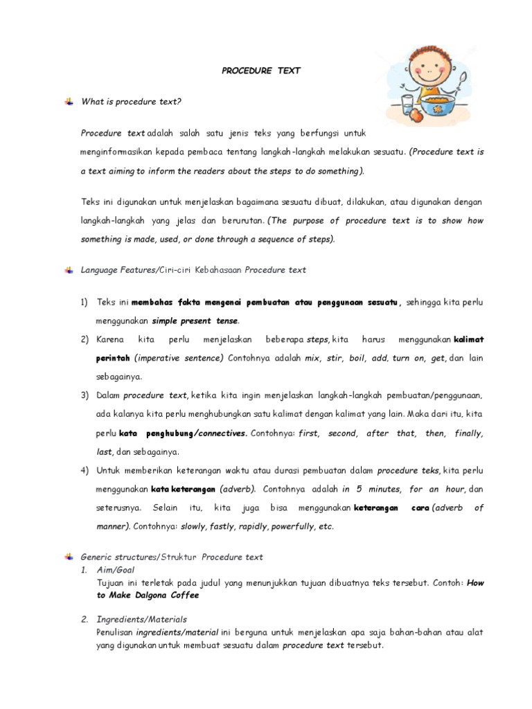 LKPD Procedure Text | PDF