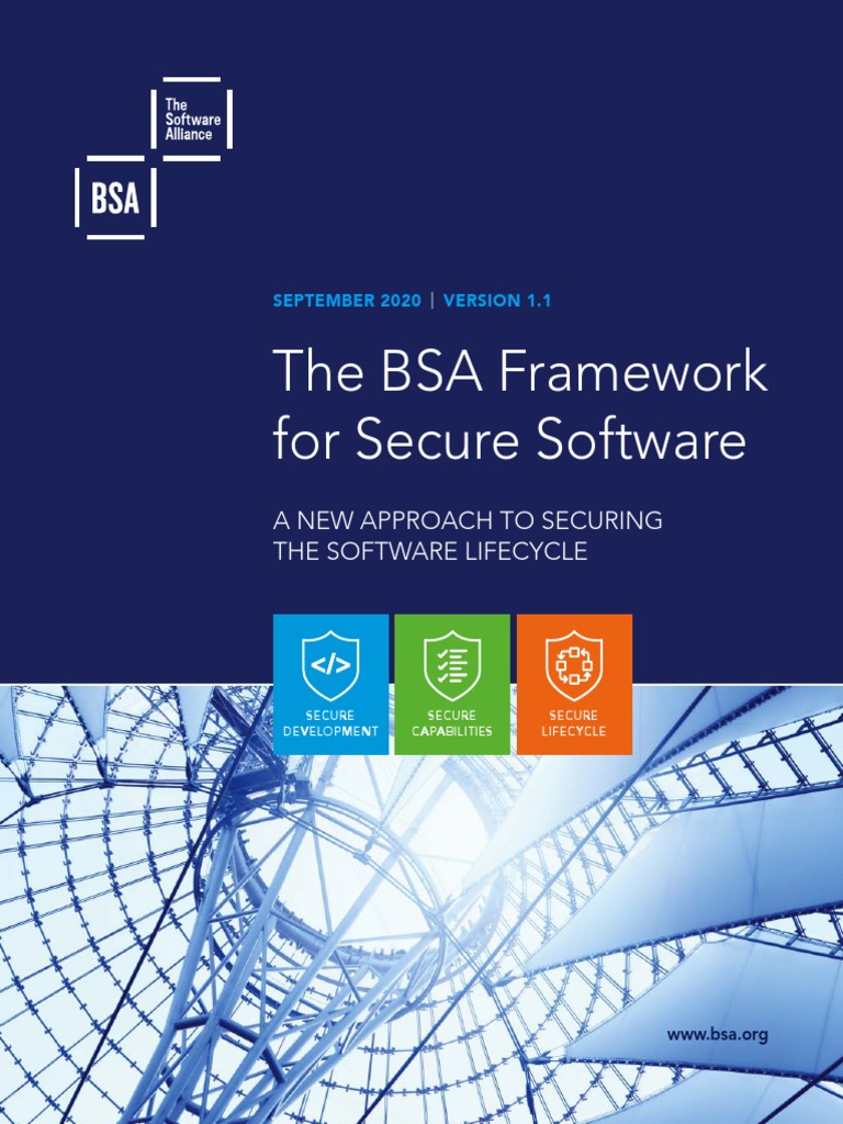 Bsa Framework Secure Software Update 2020 Pdf Security Computer
