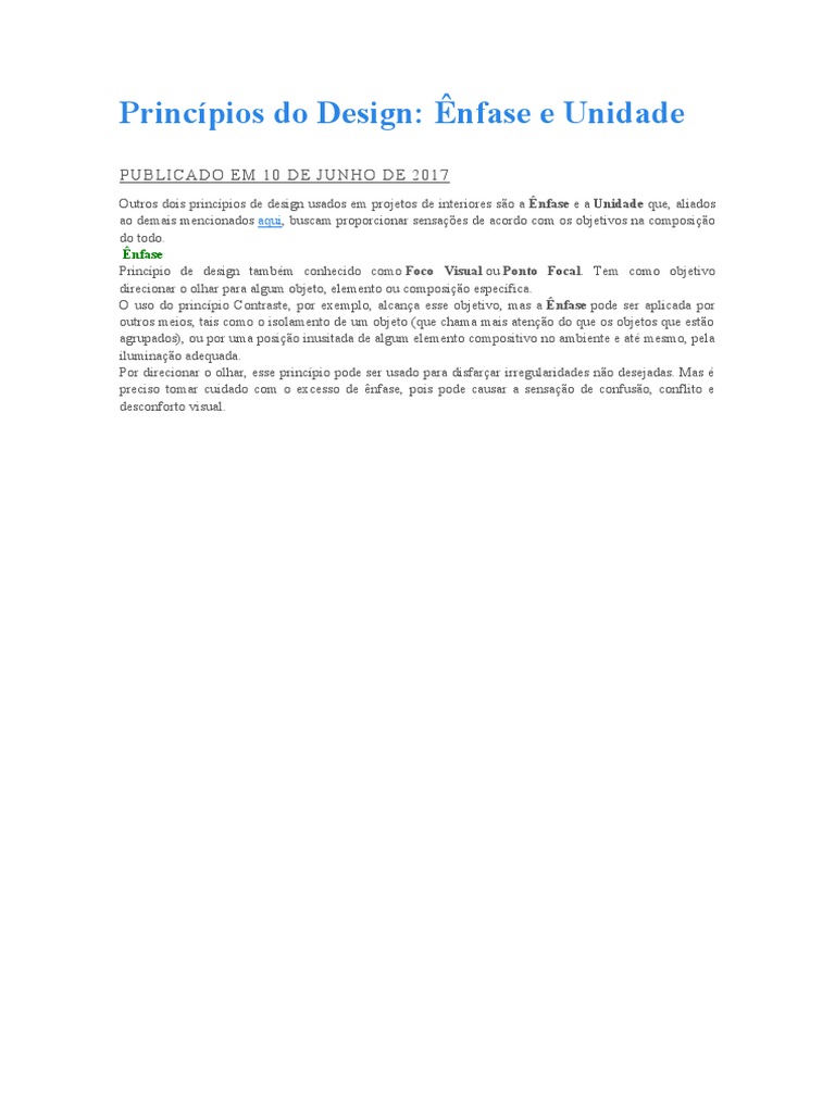 Princípios Do Design | PDF