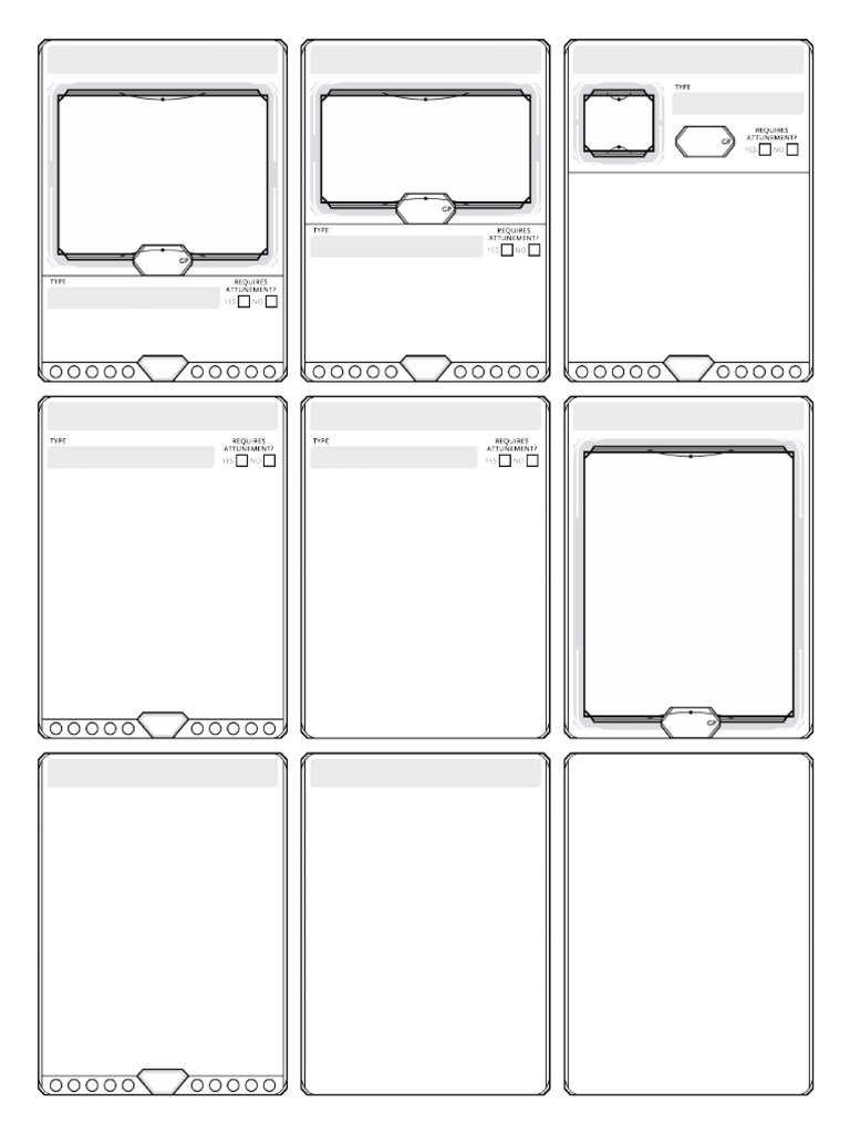 Magic Item Handout - Print | PDF