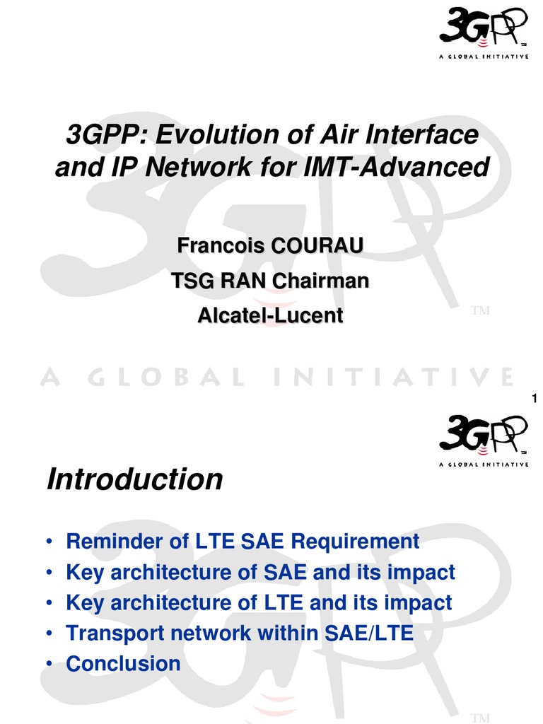 3GPP LTE and SAE Architecture Overview | PDF | Duplex ...