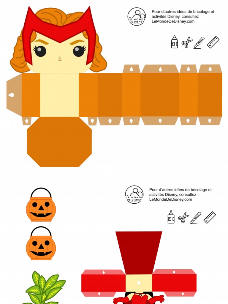 WandaVision Marvel Disney Papercraft | PDF