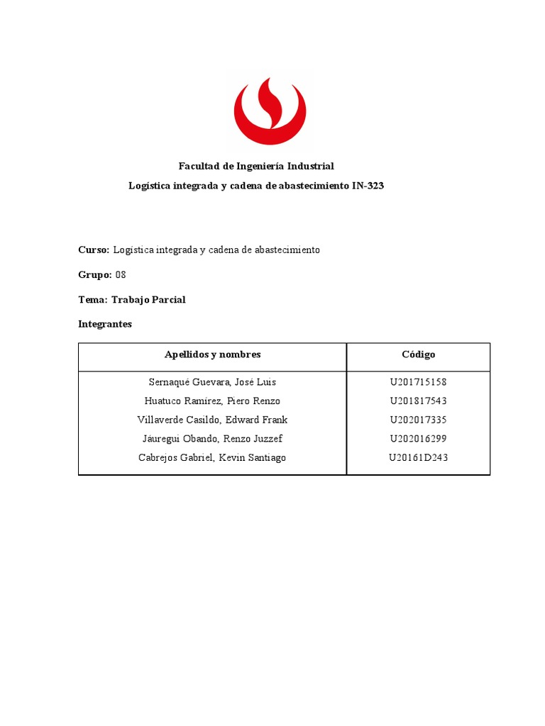 Matriz de Hau Lee en Logística Molitalia | PDF | Logística | Business