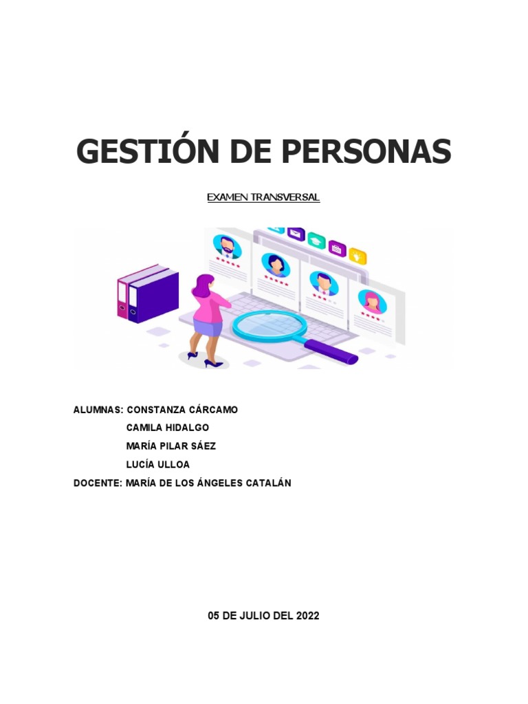 Examen Transversal de Gestión | PDF | Gestión de recursos humanos | Logística