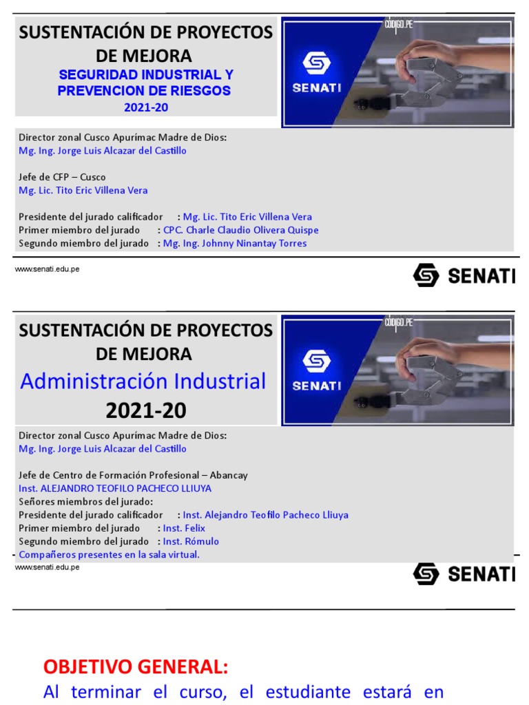 Plantillas PPT Senati | Descargar gratis PDF | Business