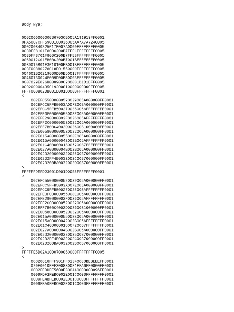 Kumpulan Kode Hexadecimal | PDF