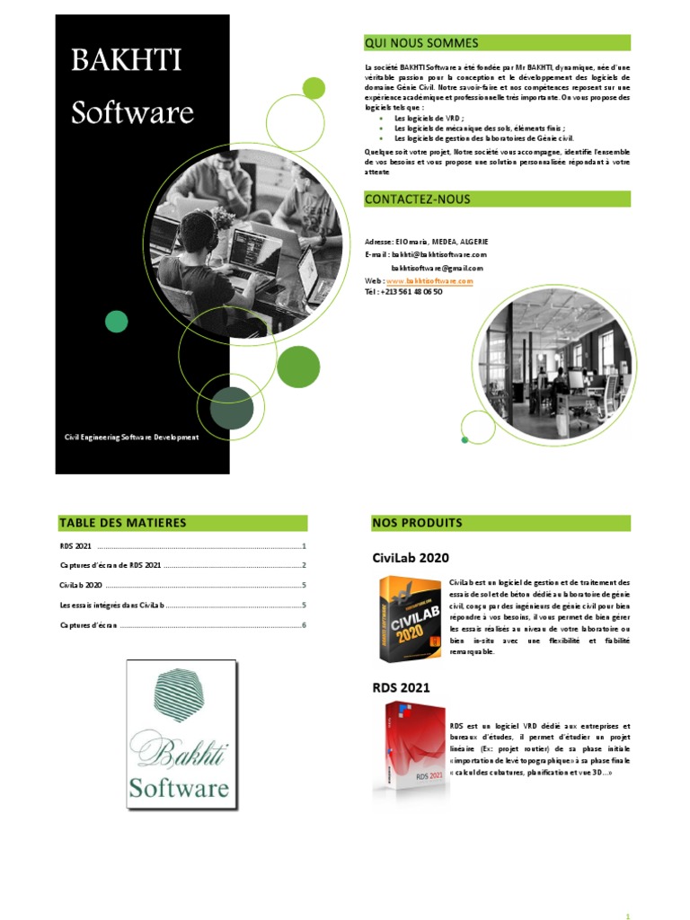 Logiciels de Génie Civil par BAKHTI | PDF | Ordinateurs
