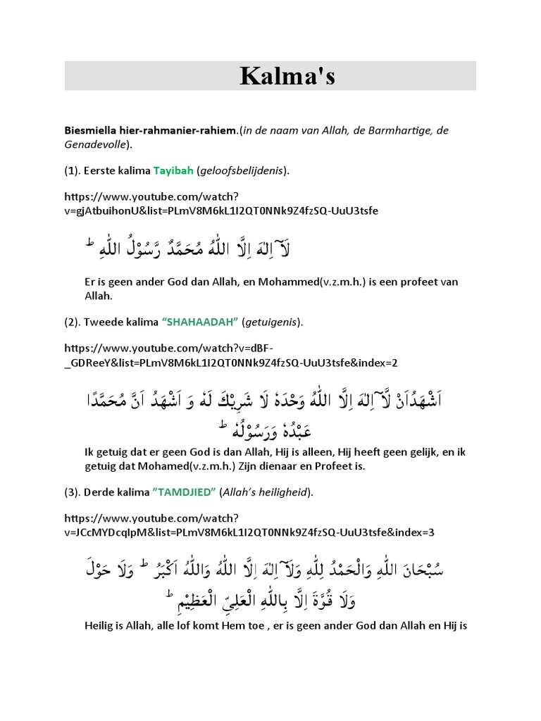 Kalma's | PDF